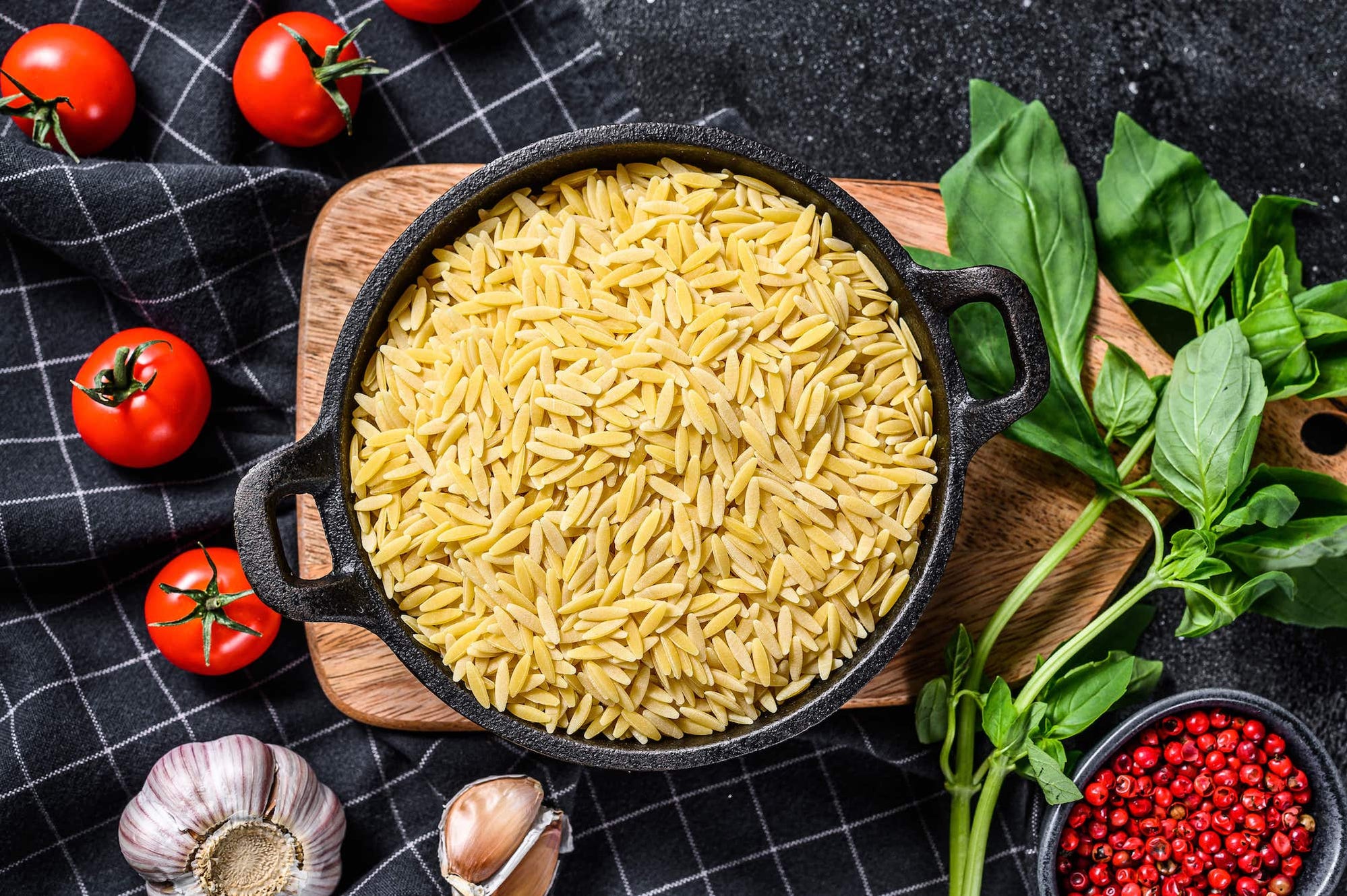 Organic Orzo (Risoni) - rice shape from durum wheat — Thames Organic