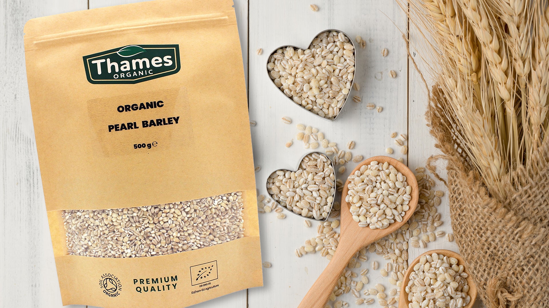 Organic Food, UK Certified, Free Delivery. Resealable, Thames Organic